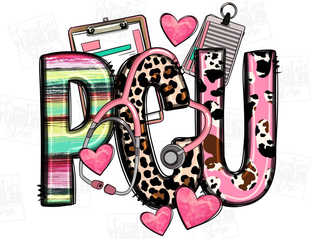 PCU Progressive Care Unit Png Sublimation Design Download, Medical Png ...