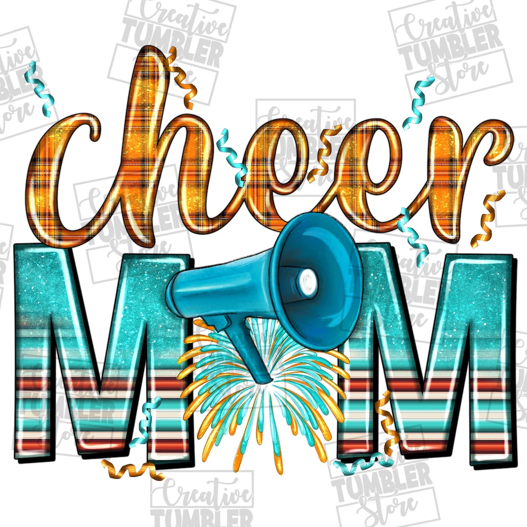 Cheer Mom Png Sublimation Design Download, Mother's Day Png, School ...