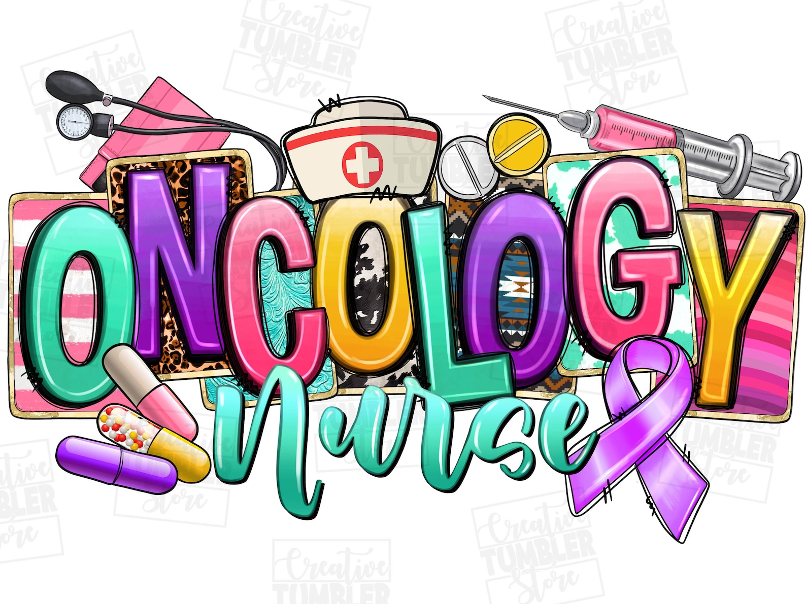 Oncology Nurse Png Sublimation Design Download, Nurse Png, Nursing Png ...