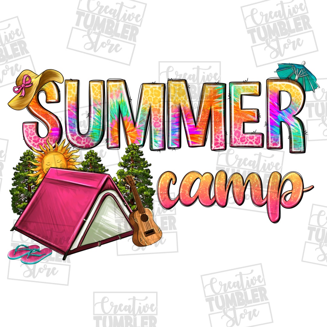 Summer Camp With Tent Png Sublimation Design Download, Summer Vibes Png ...