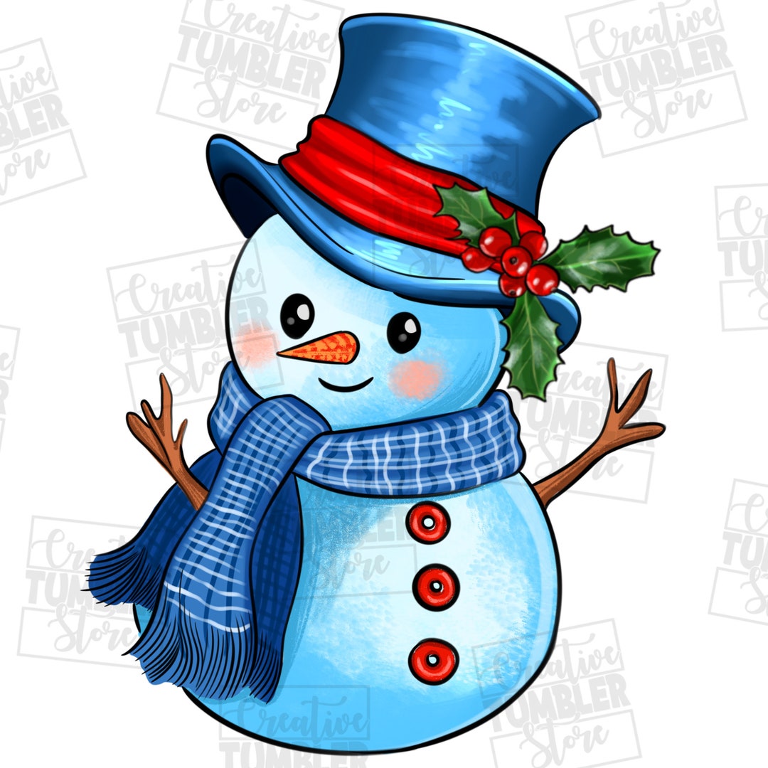Cute Snowman Png Sublimation Design Download, Christmas Png, Hello ...