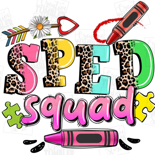 Sped Squad Png - Etsy