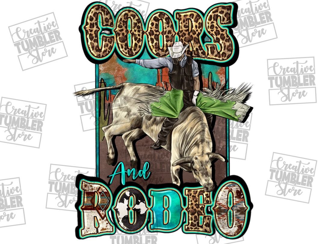 Western Coors and Rodeo Png Sublimation Design Download, Rodeo Png ...