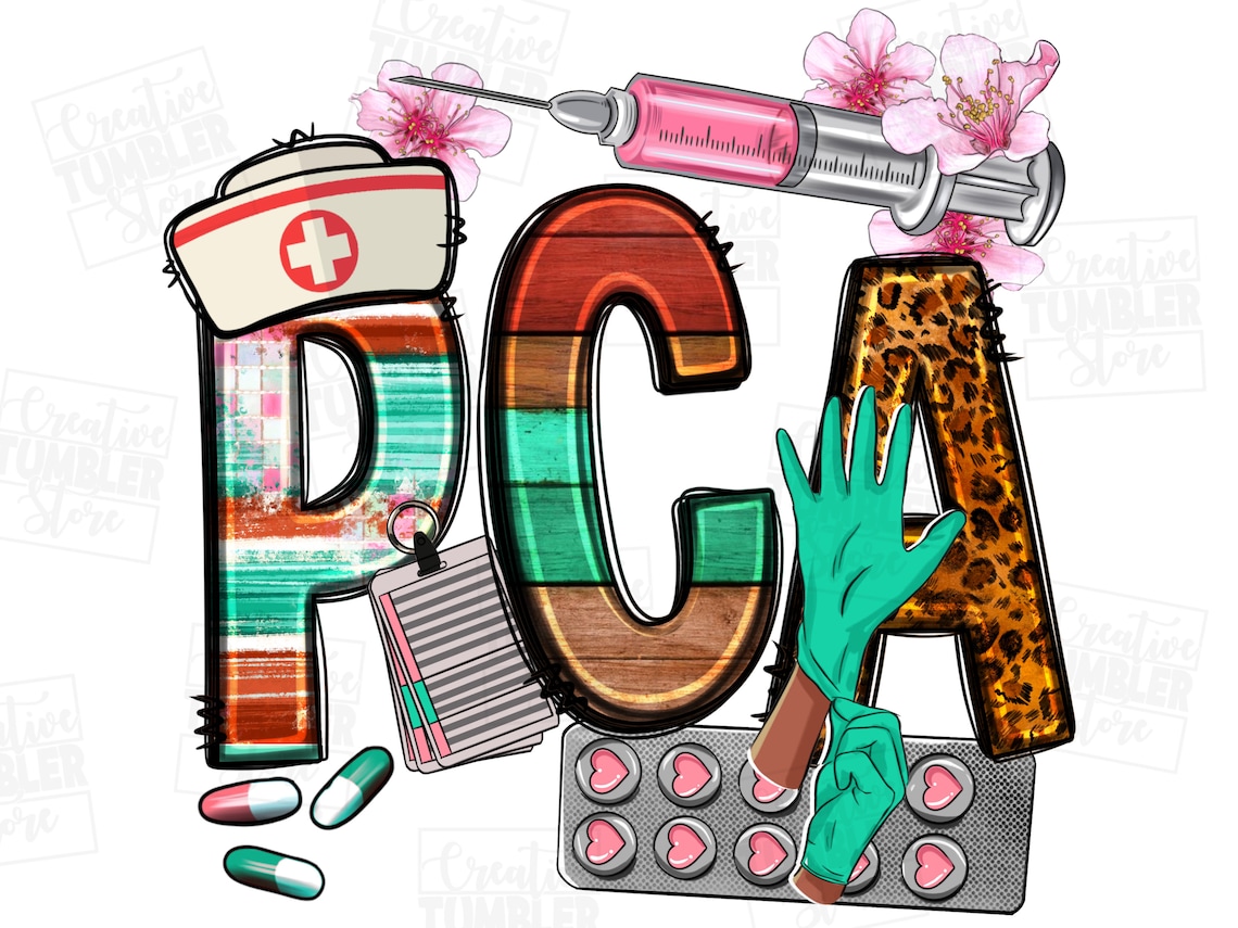 PCA Patient Care Assistant Png Sublimation Design Download - Etsy
