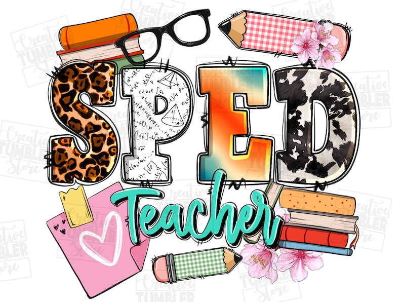 Sped Teacher Png Sublimation Design Download Special - Etsy