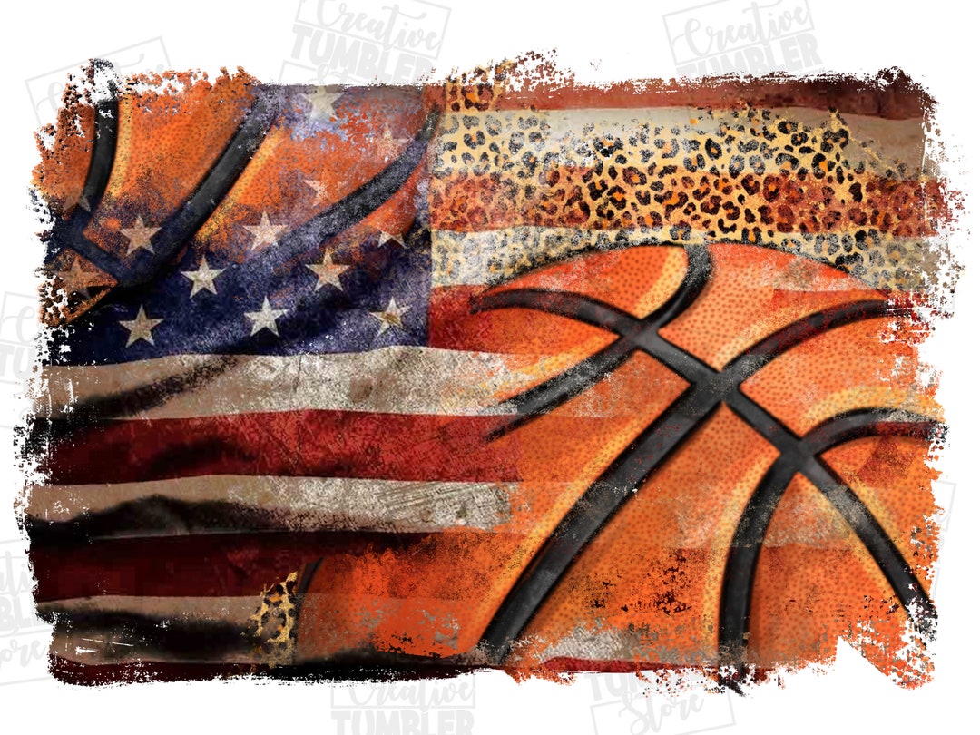 USA Basketball Flag Png Sublimation Design Download, 4th of July Png ...