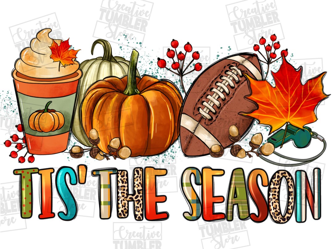 Tis' the Season American Football Png Sublimation Design Download ...