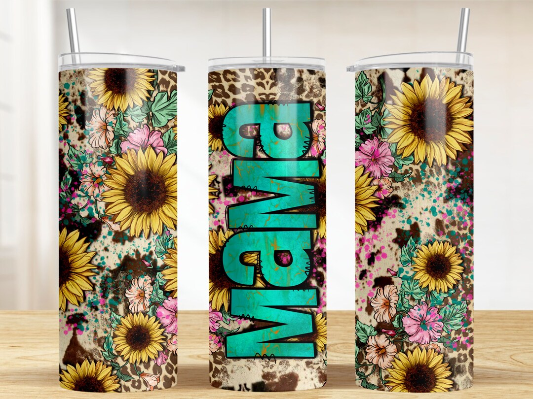 Mama Western 20 Oz Skinny Tumbler Png, Mother's Day Tumbler Wrap Png ...