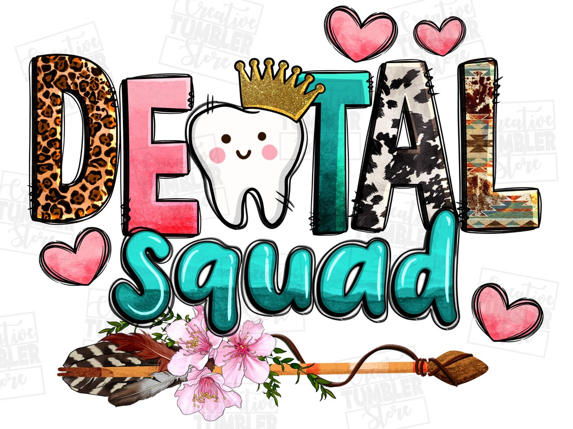 Dental Squad Png Sublimation Design Download Dentist Png - Etsy