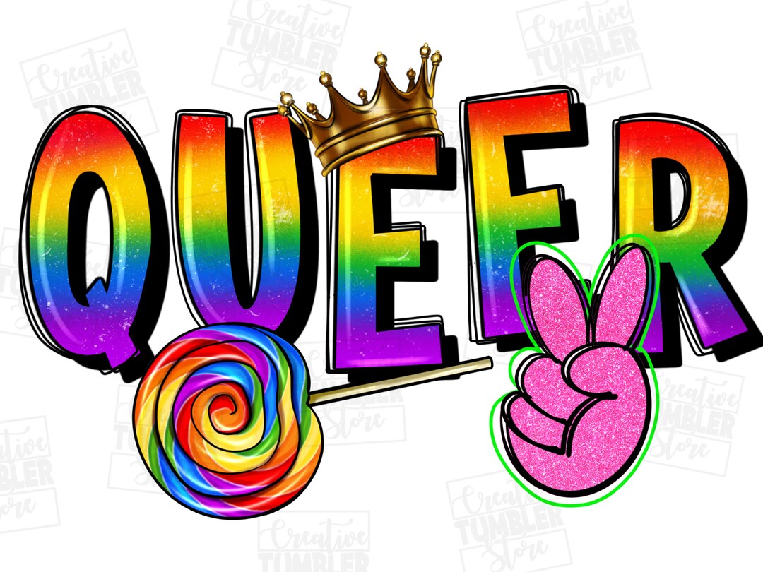 Queer Png Sublimation Design Download, LGBTQ+ Png, Pride Png, Love is ...