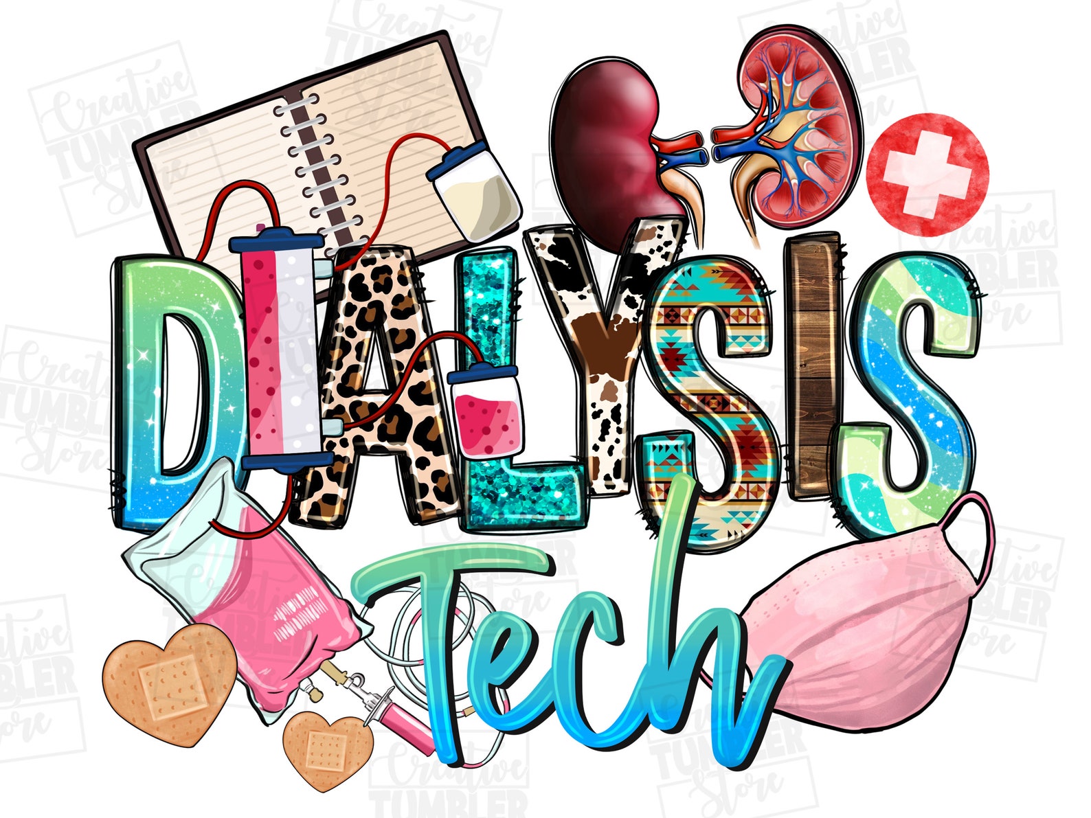 Dialysis Tech Png Sublimation Design Download, Western Dialysis Png ...