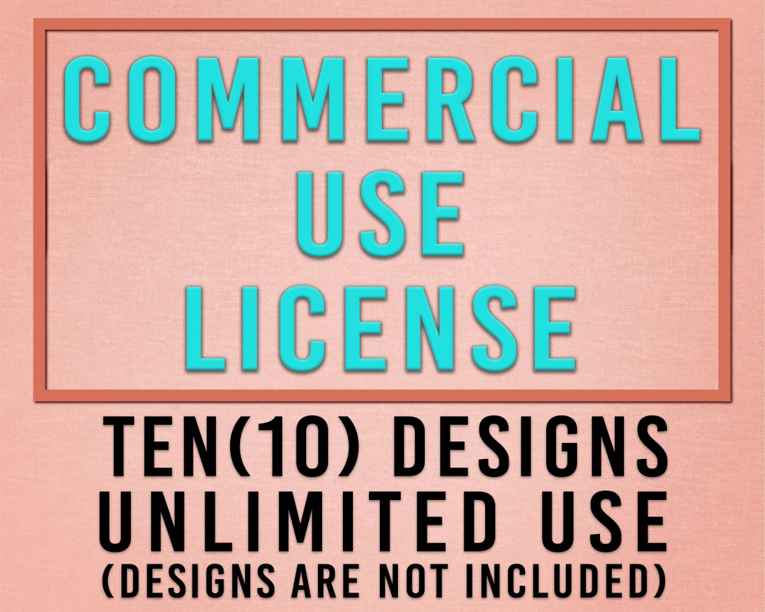 Commercial Use License for Small Businesses and Physical Products ...