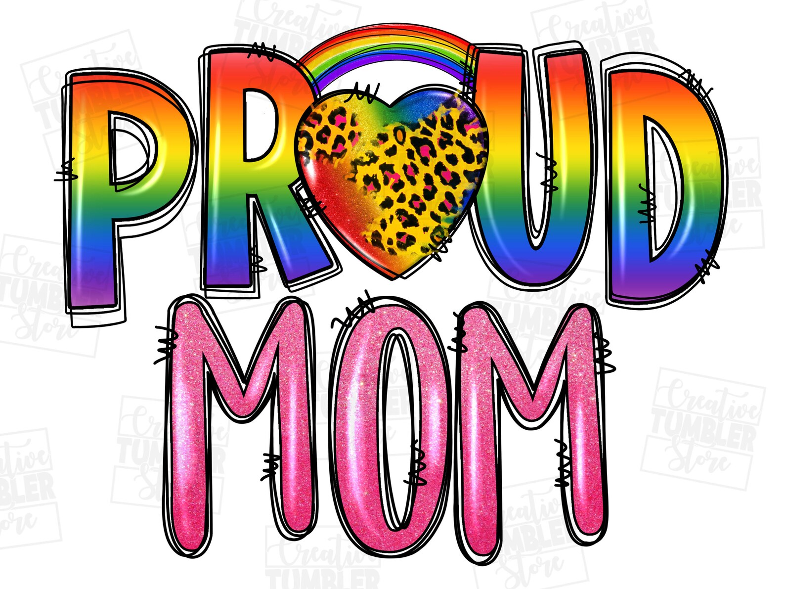 Proud Mom Png Sublimation Design Download Mother's Day - Etsy