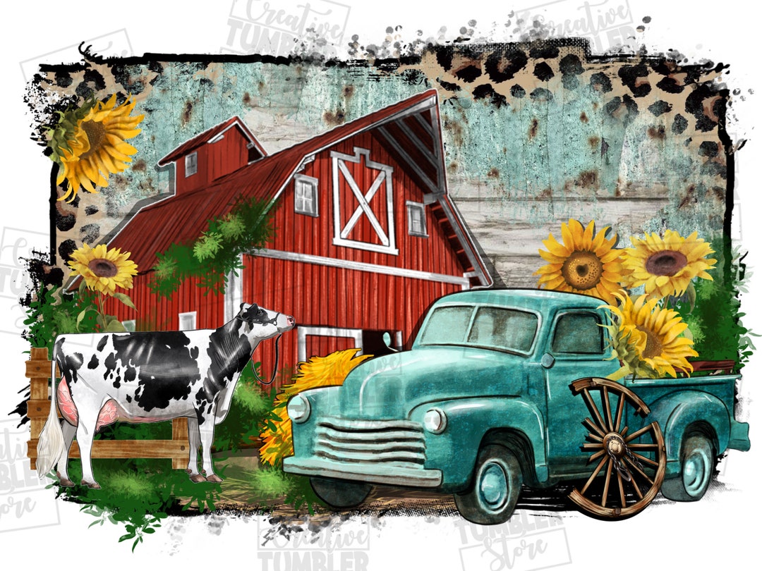 Distressed Background Farm Life Png Sublimation Design Download, Farm ...