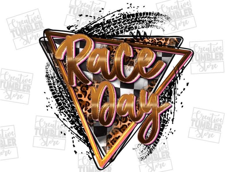 Race Day Brown Leopard Png Sublimation Design Download Racing - Etsy