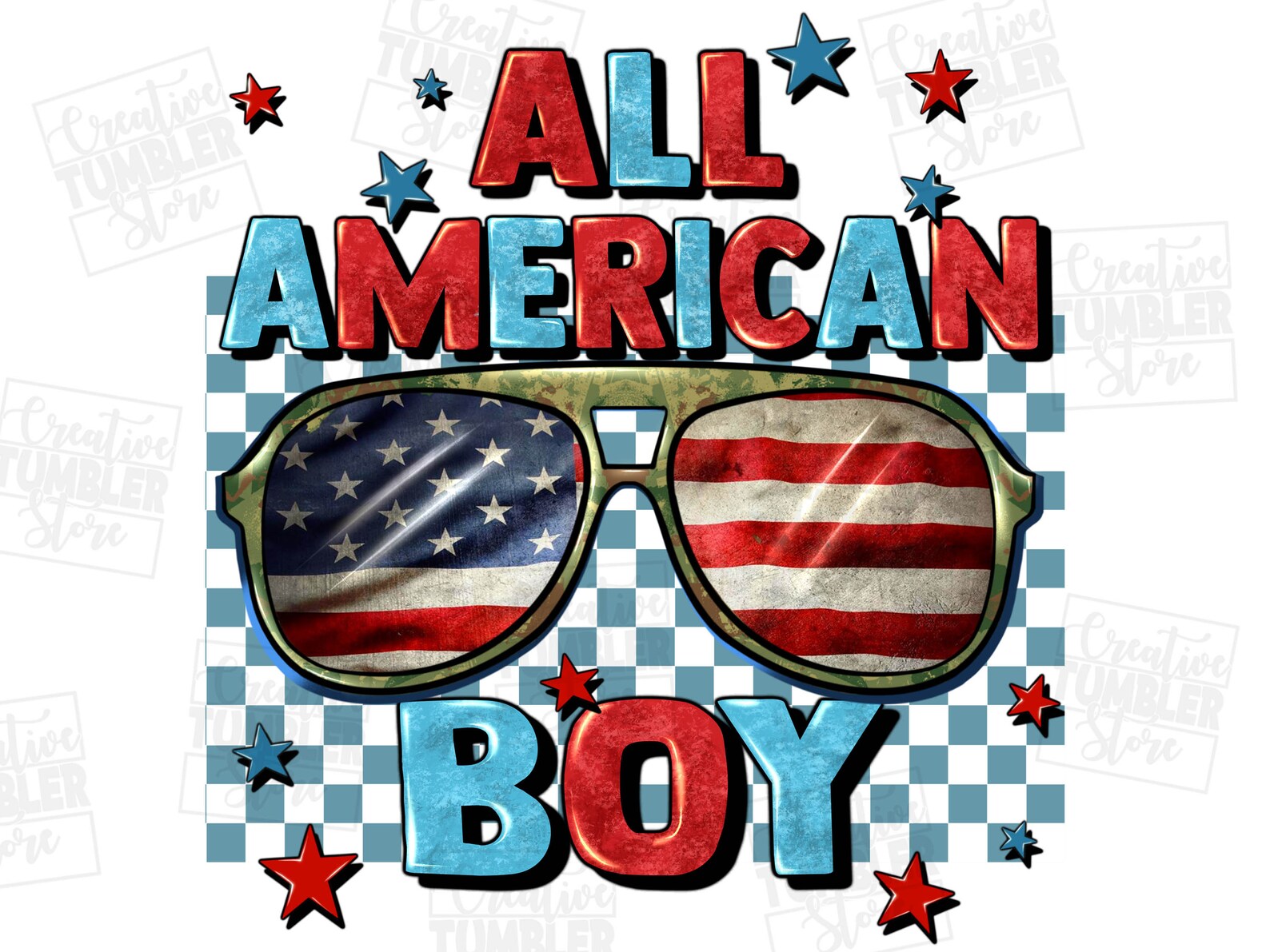 All American Boy Png Sublimation Design Download, 4th of July Png ...