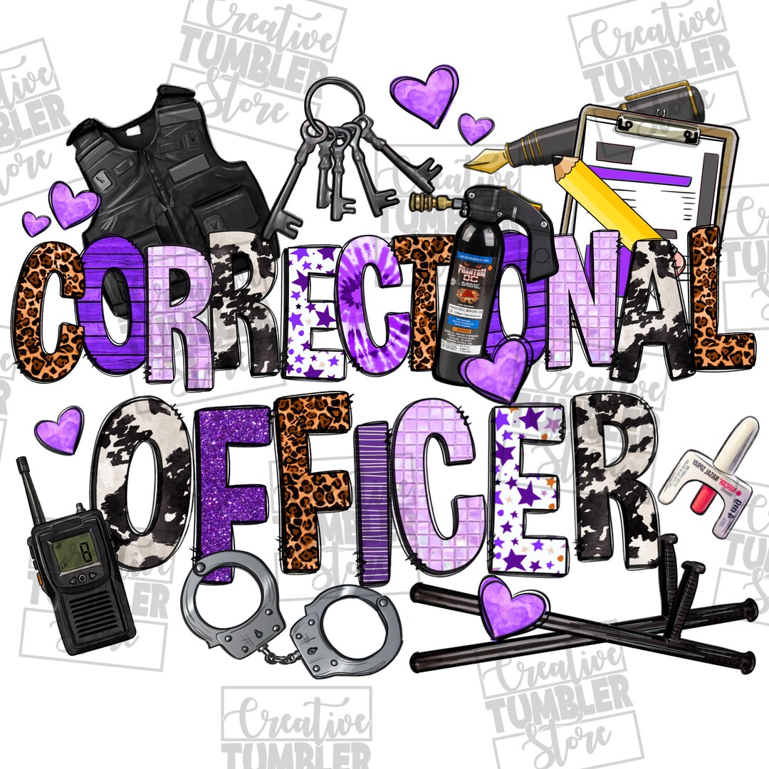 Correctional Officer Png Sublimation Design Downlaod, Western Patterns ...