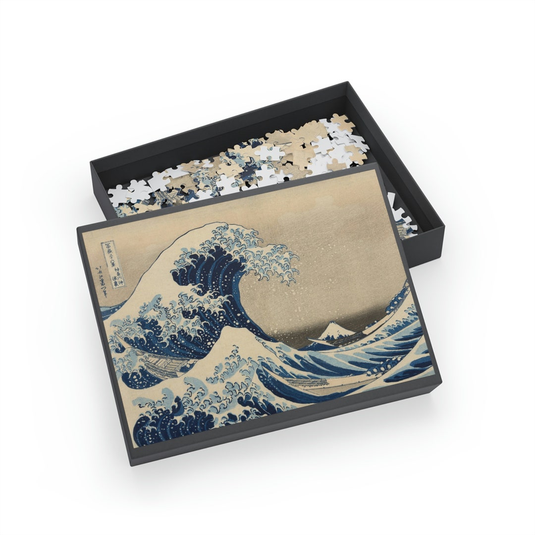 The Great Wave of Kanagawa Classic Artwork Jigsaw Puzzle available in ...