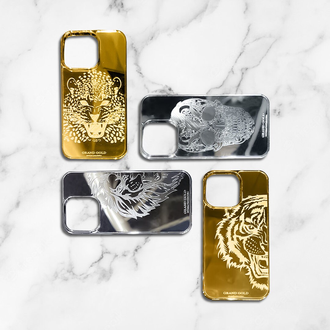 REAL PURE GOLD iPhone 15 Pro Max Case, 24K Gold Plated iPhone 14 Pro ...