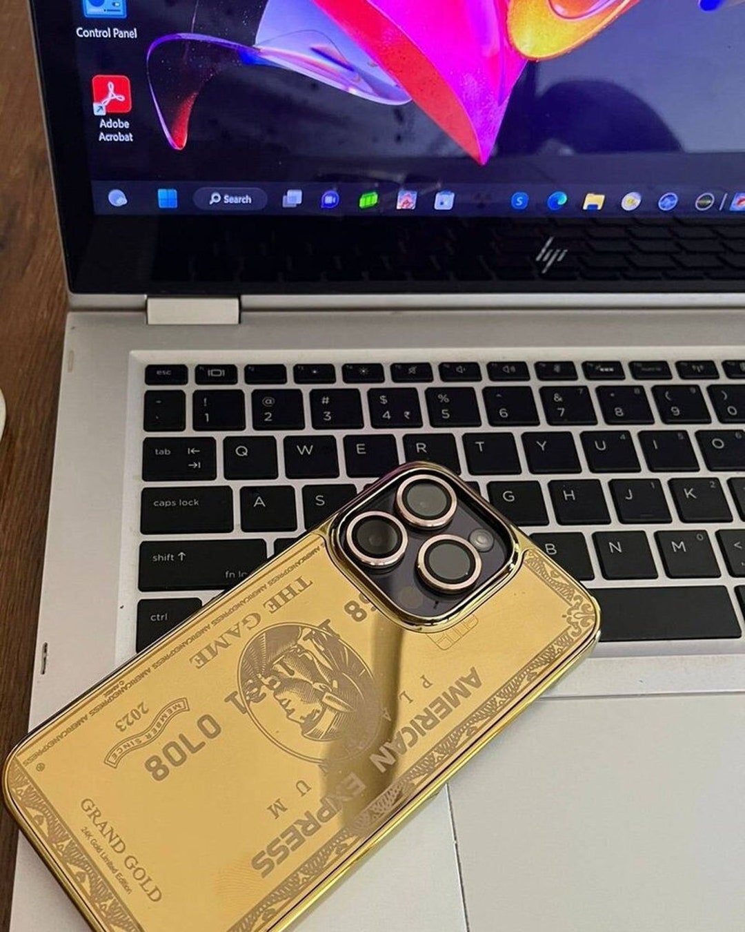 Real 24K Gold iPhone 15 Pro & 15 Pro Max Cases / Customizable Gold ...