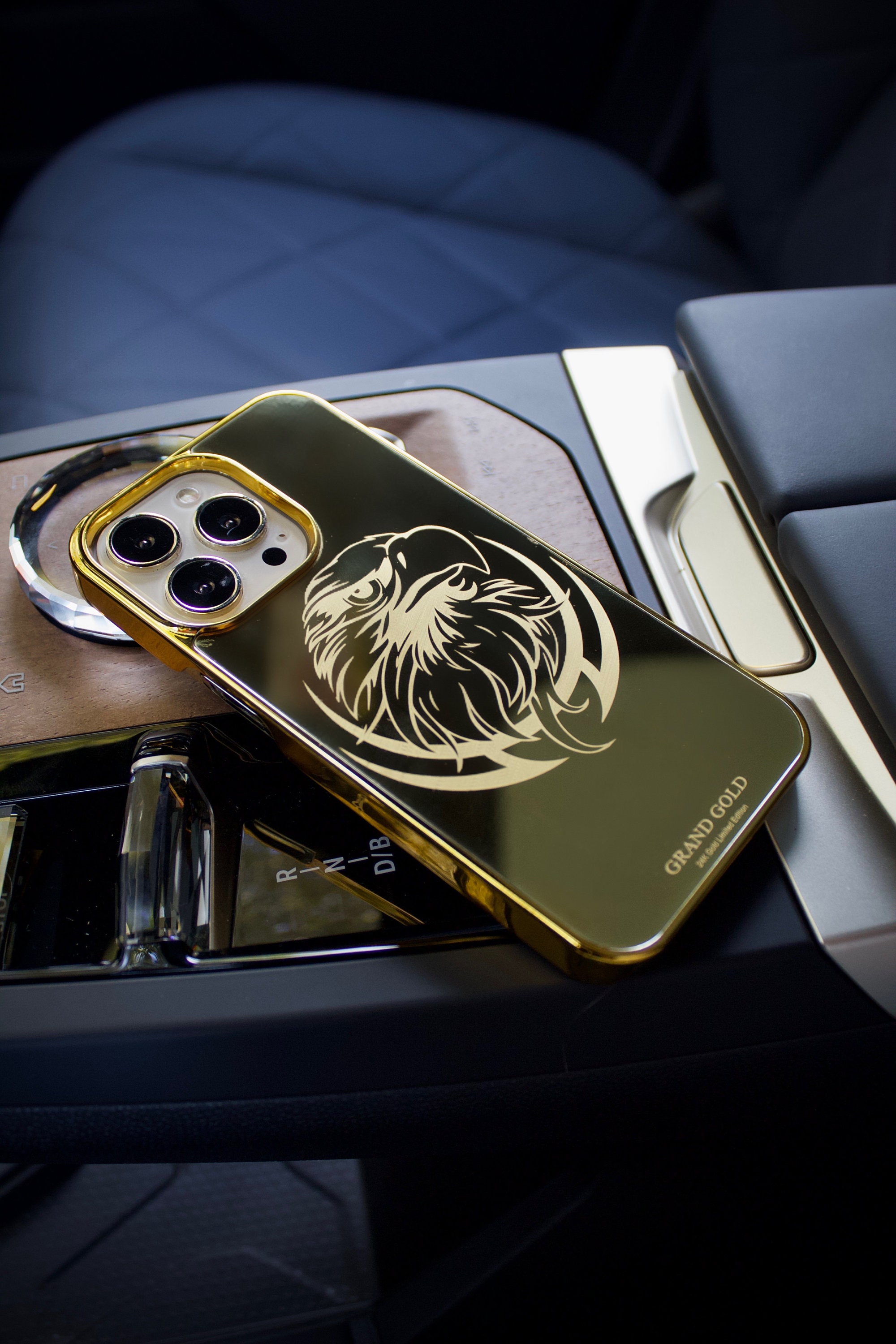 Gold iPhone 15 Pro & 15 Pro Max Case / Customizable Gold iPhone Case ...