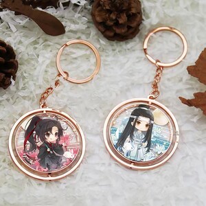 MDZS Wei Wuxian Lan Wangji the Keychain Can Be Rotated,jiang Cheng, Wen ...