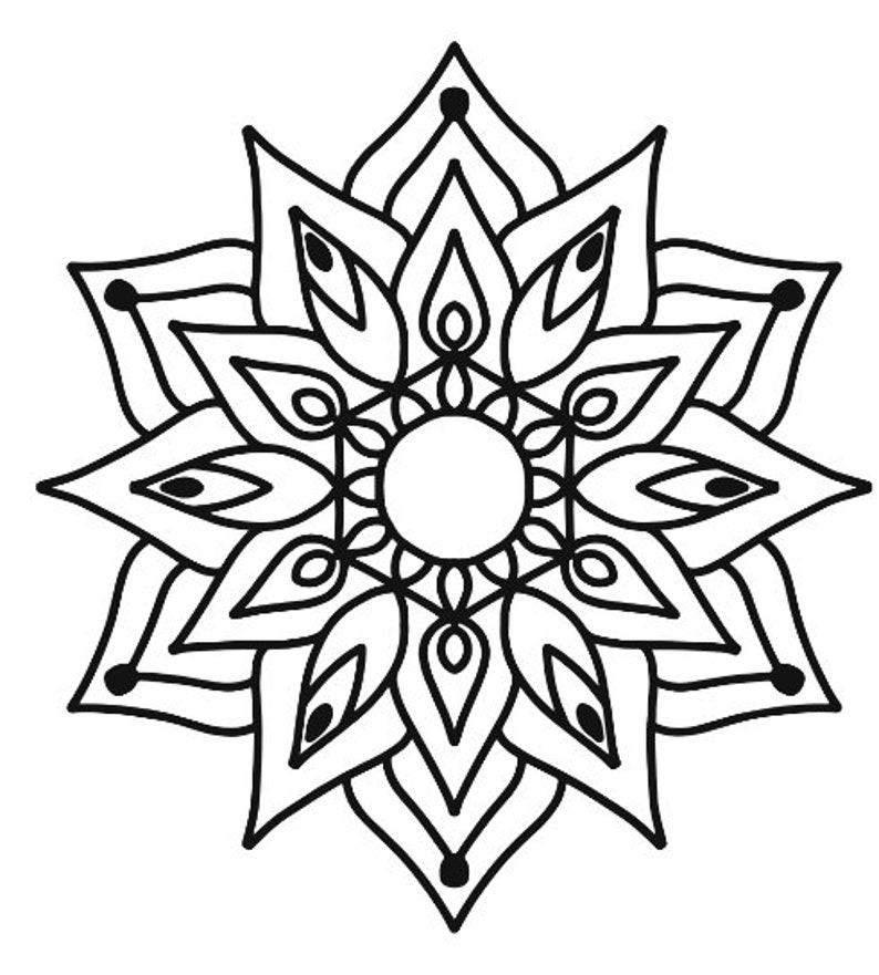 Beautiful Mandalas Coloring Book Adult Coloring Book For Etsy
