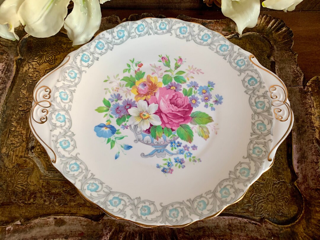 Rare Vintage Royal Albert Fragrance Cake Plate - Etsy