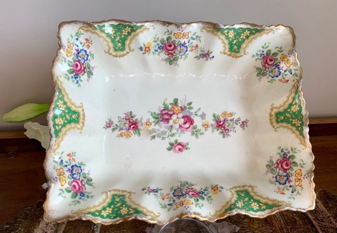 Rare Vintage James Kent Old Foley Serving Bowl in Gainsborough Pattern ...