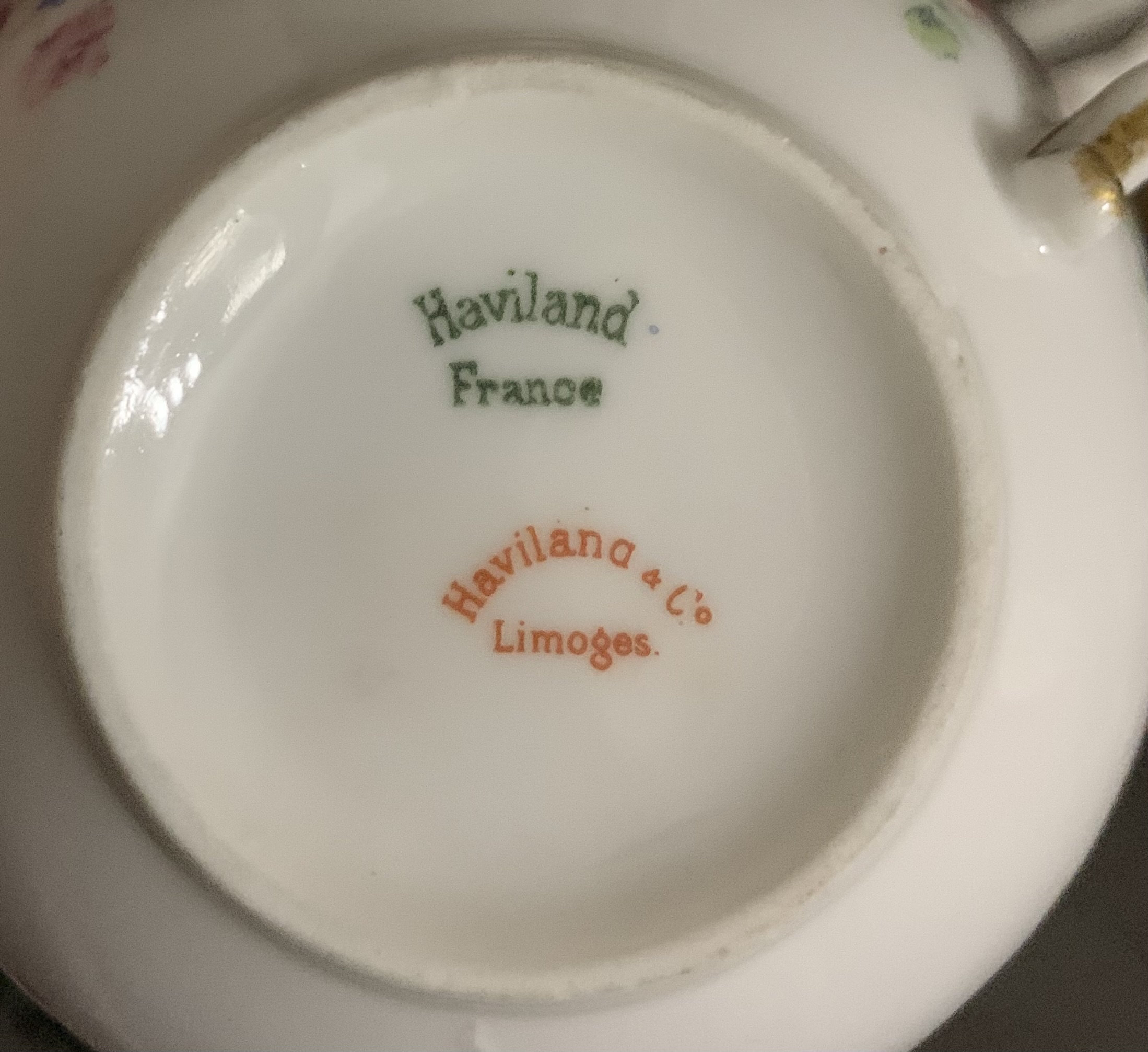 Rare Antique T.haviland Limoges Bone China Made in France in 1893 Hand ...