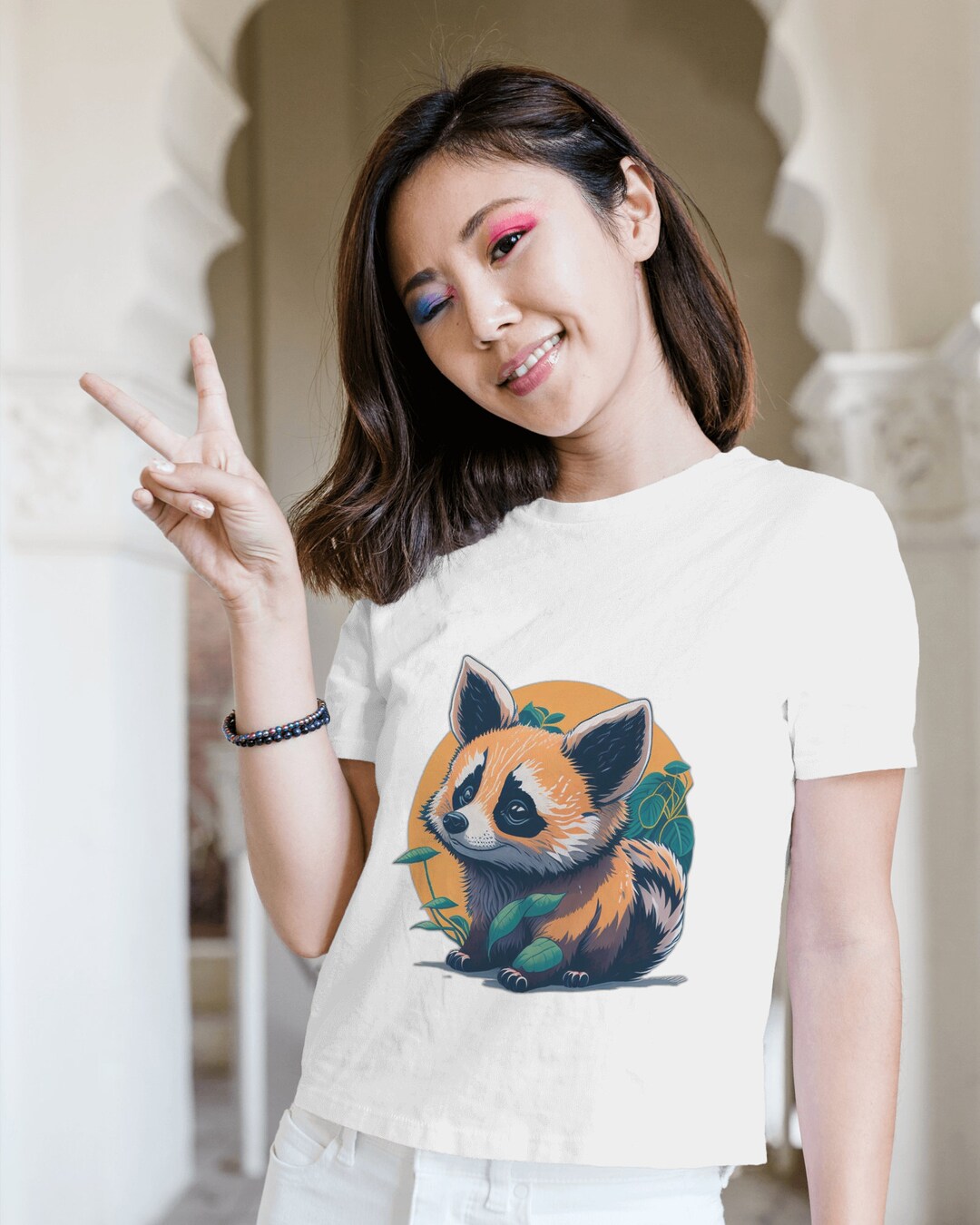 Studio Ghibli Inspired Fennec Japanese Raccoon Dog T-shirt - Etsy