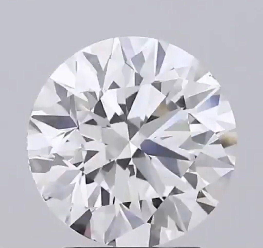 1.02 Ct Round Brilliant Cut Lab Grown Diamond | D Color Vs Vvs Clarity ...