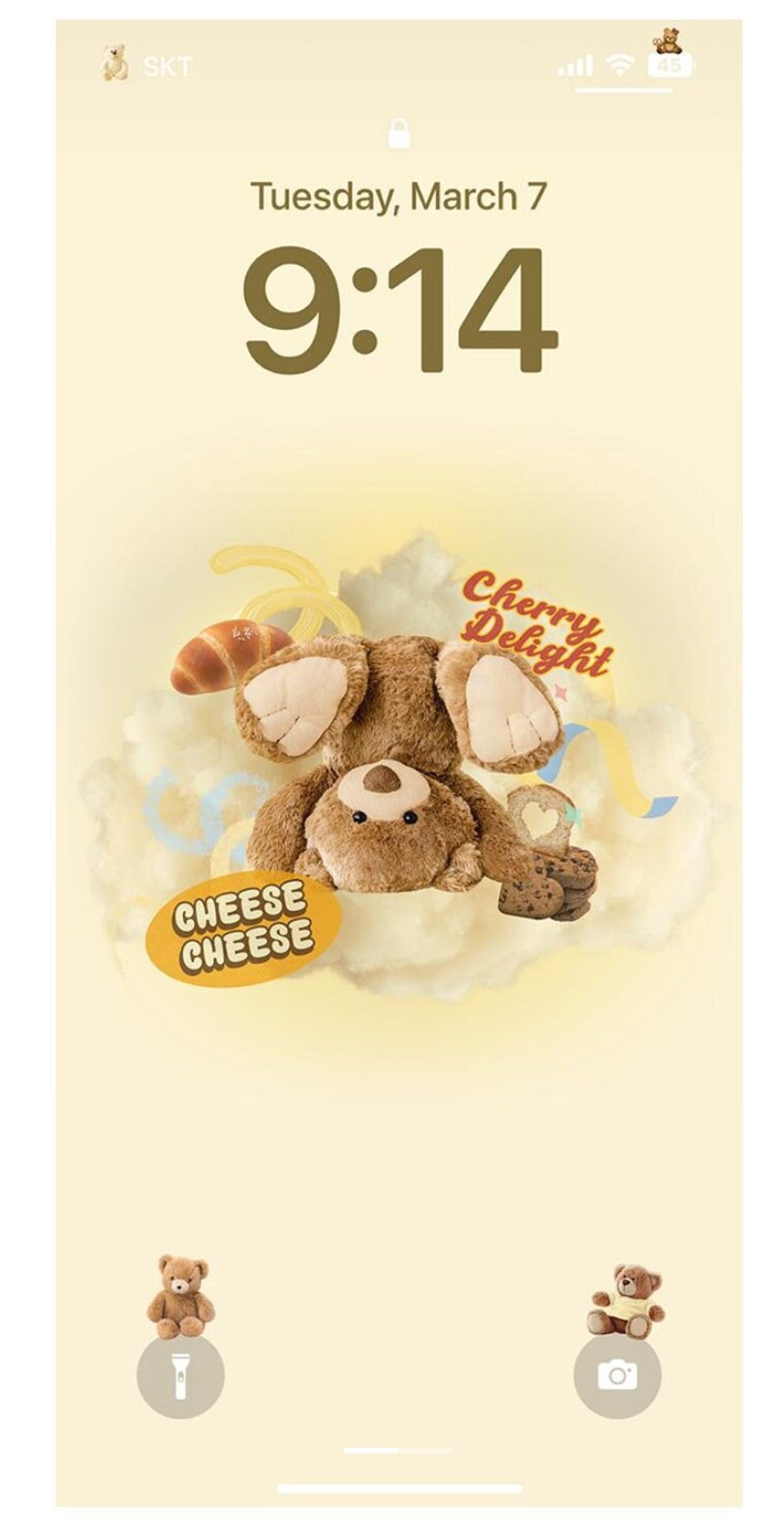 Cute Teddy Mobile Wallpaper - Etsy