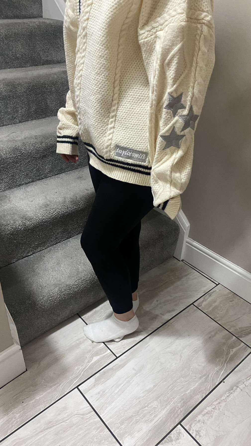 Folk Taylor Cardigan , Oversized Cardigan , Star Embroidered Folklore ...