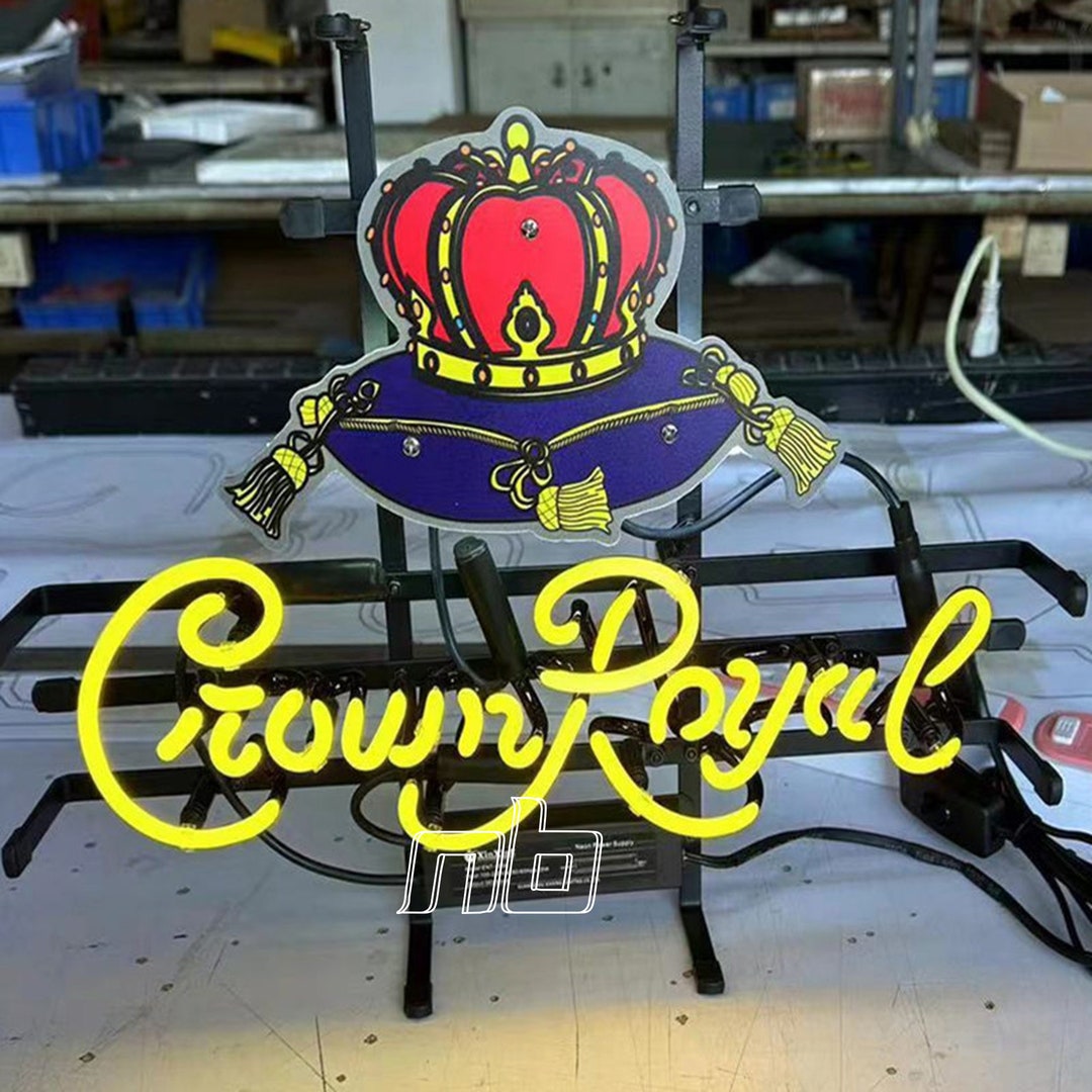 Crown Royal Beer Bar Pub Decor Wall Art Personalized Gifts Business ...