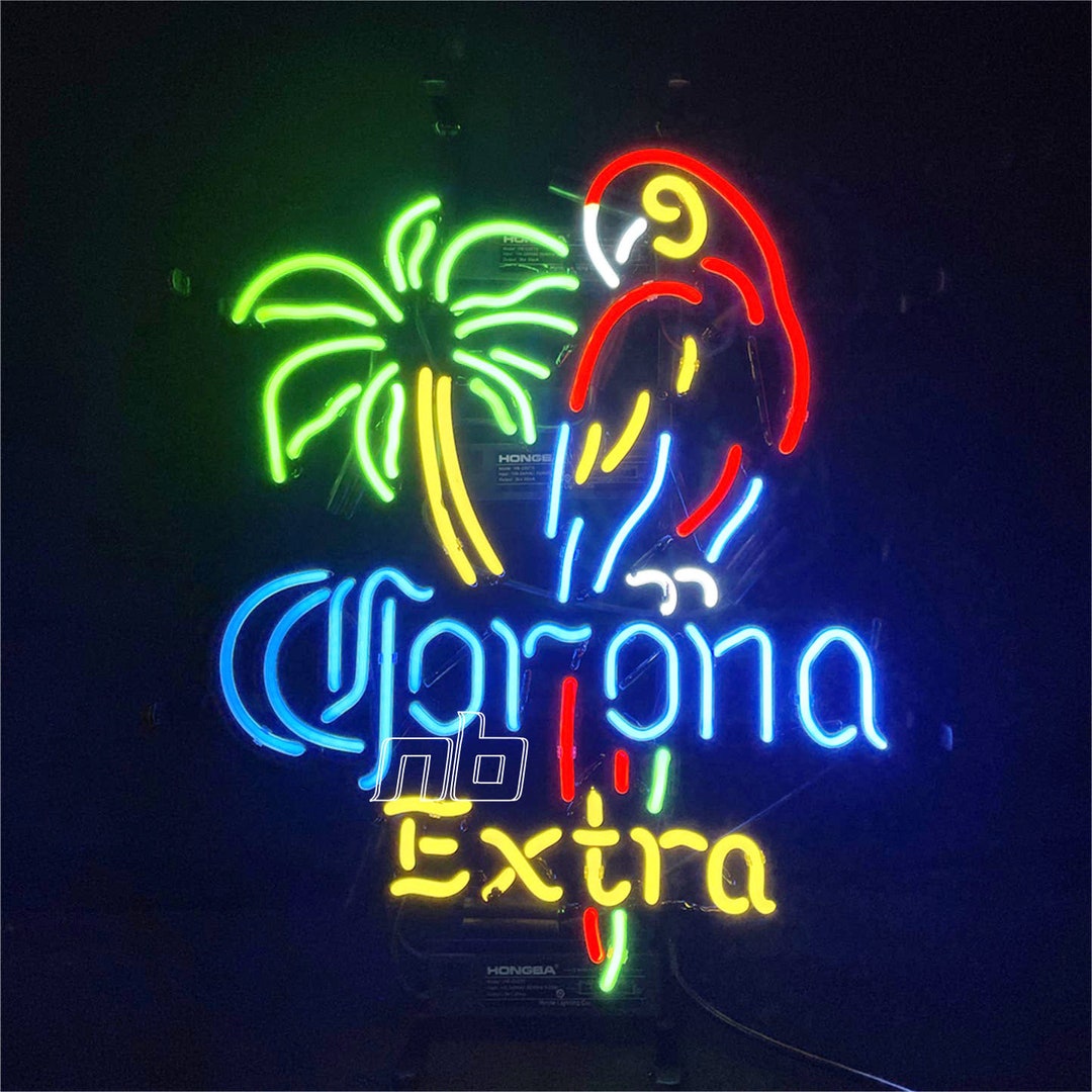 Business Logo Corona Extra Parrot Wall Art Wall Hanging Signs ...