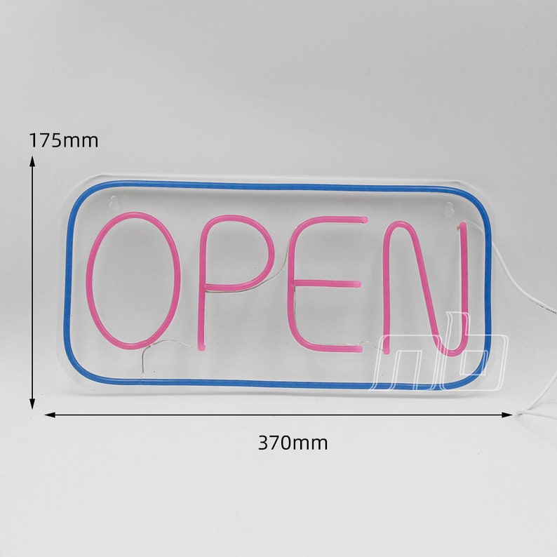 OPEN LED Neon Business Sign Light Custom Business Open Sign for Beer Bar Pub Decor Wall Hanging ...
