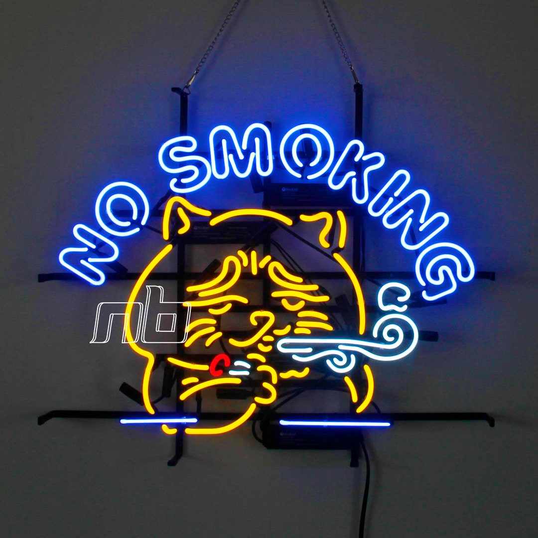 NO Smoking Garfield Neon Light Handmade Christmas Personalized Gifts ...