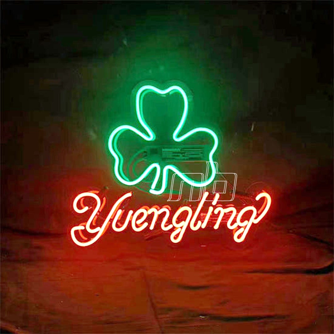 Yuengling Clover Acrylic Custom Neon Signs Handmade Real Glass Neon ...