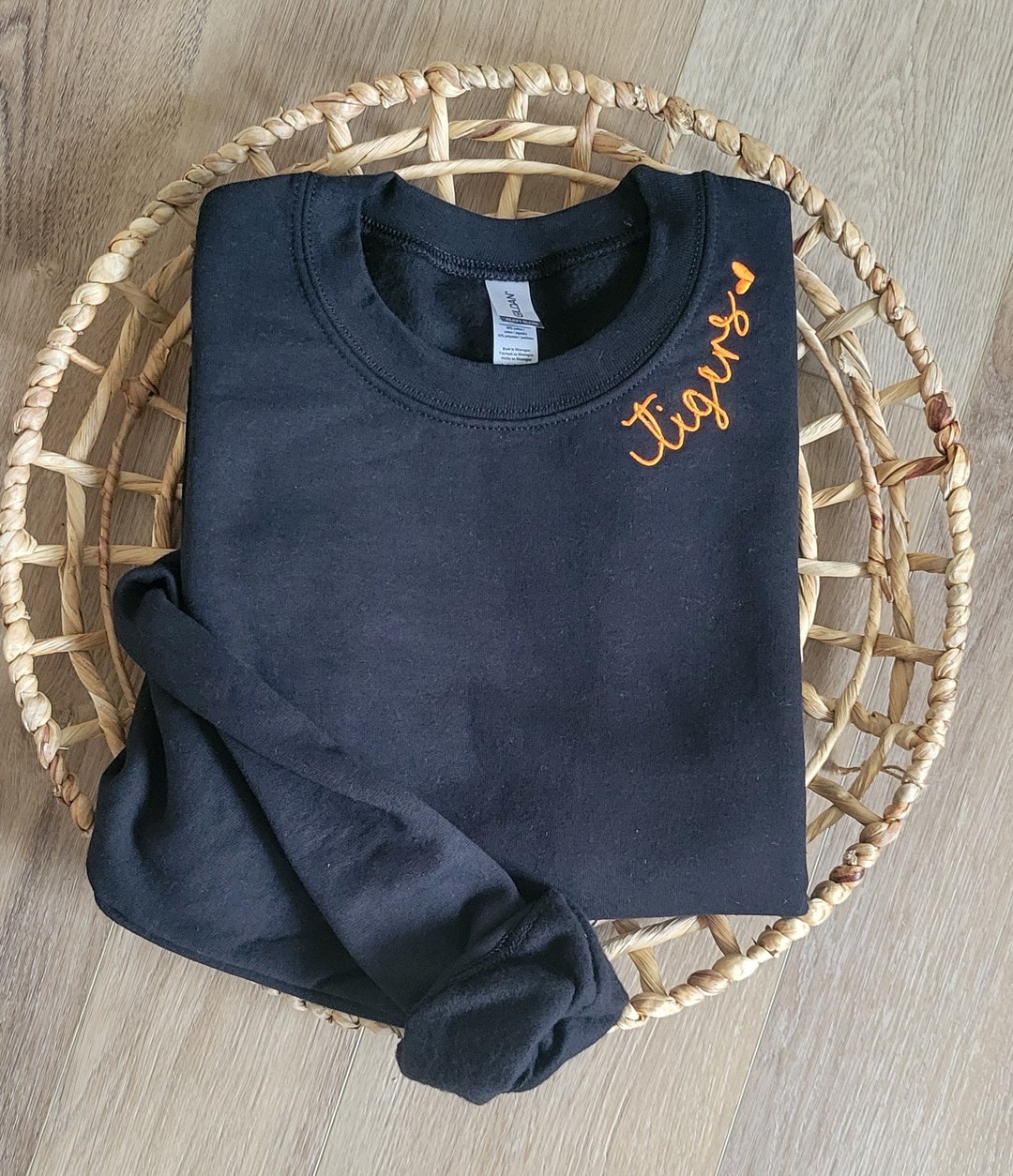 Custom Embroidered Sweatshirt, High School Mascot Embroidered ...