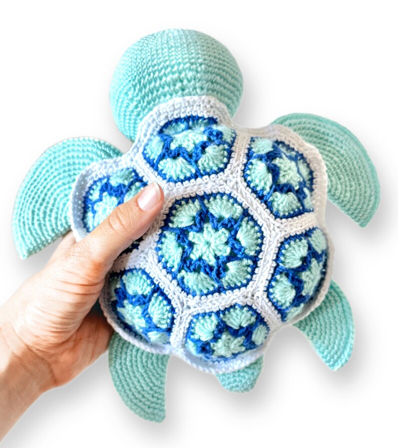 Crochet Turtle Pattern PDF Download Easy Amigurumi Sea Turtle Tutorial ...