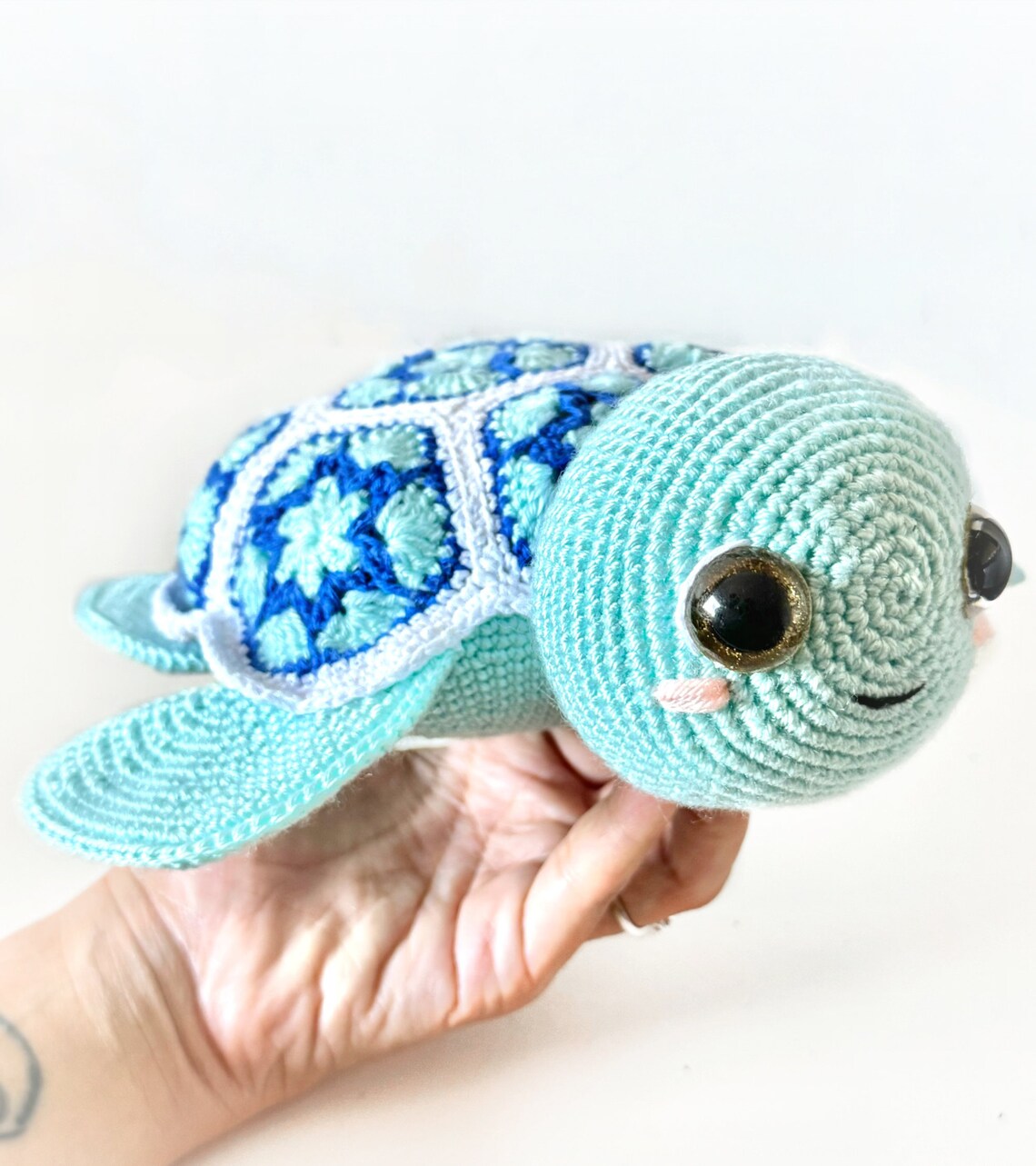 Crochet Turtle Pattern PDF Download Easy Amigurumi Sea Turtle Tutorial ...