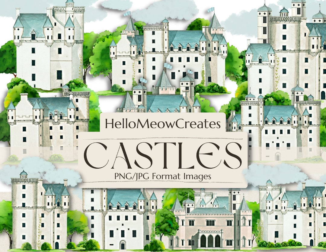 Whimsical Castles, Fairytale Castle, Scrapbooking, Junk Journaling ...