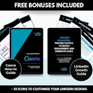 60 Linkedin Post Business Templates Editable in Canva, Blue Linkedin ...