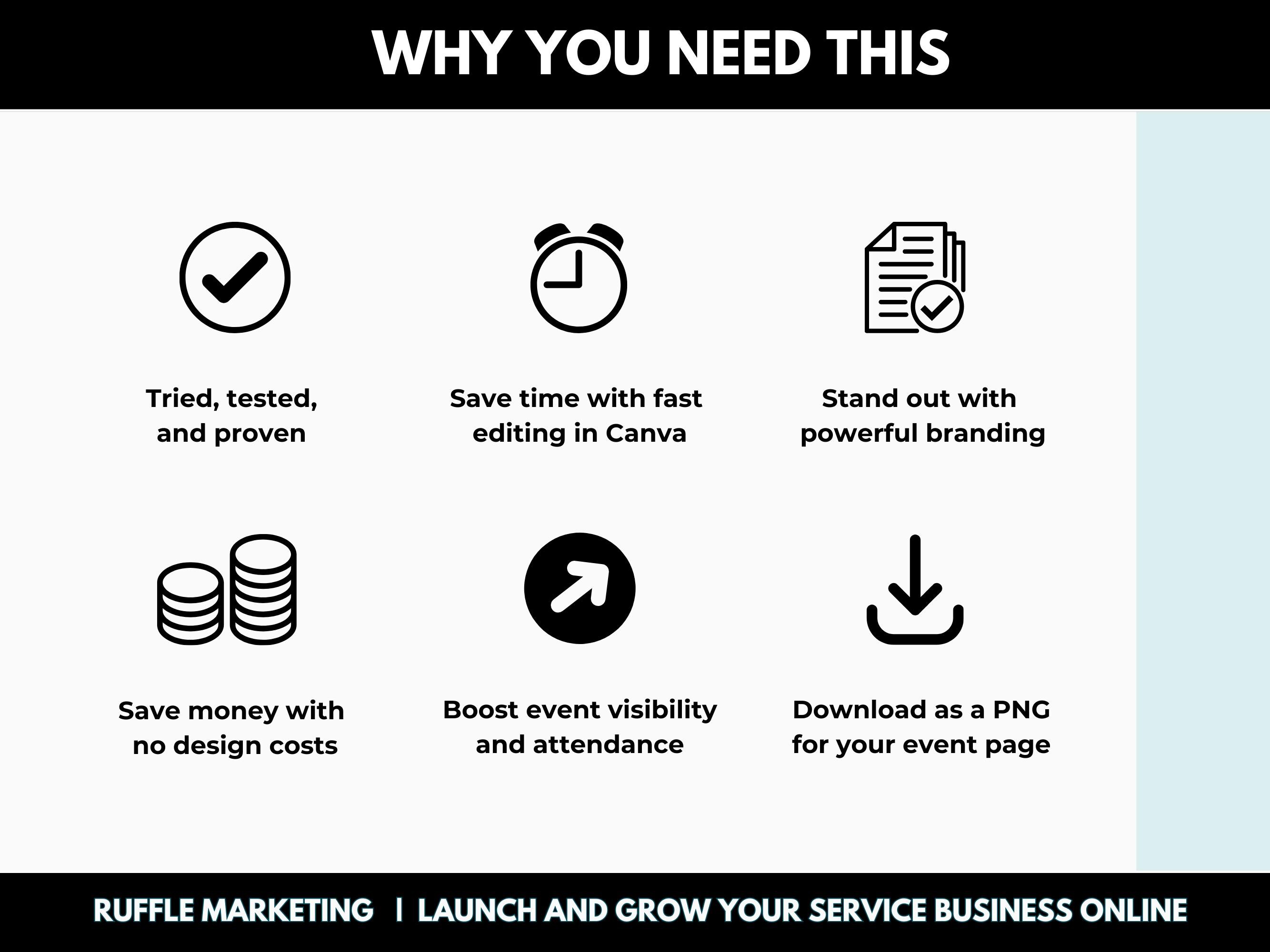 Linkedin Event Banner Editable Canva Template, Webinar Cover Photo ...