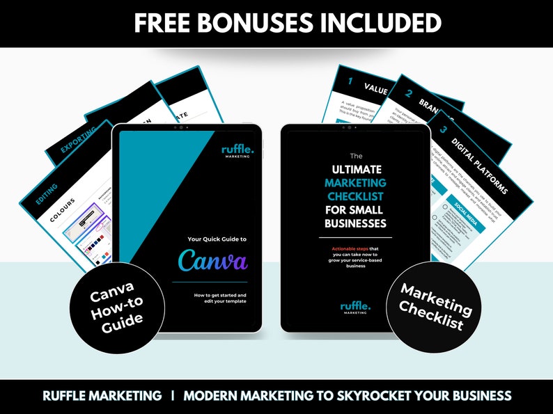 Editable Linkedin Profile Banners Canva Template Bundle, Blue Coaching ...