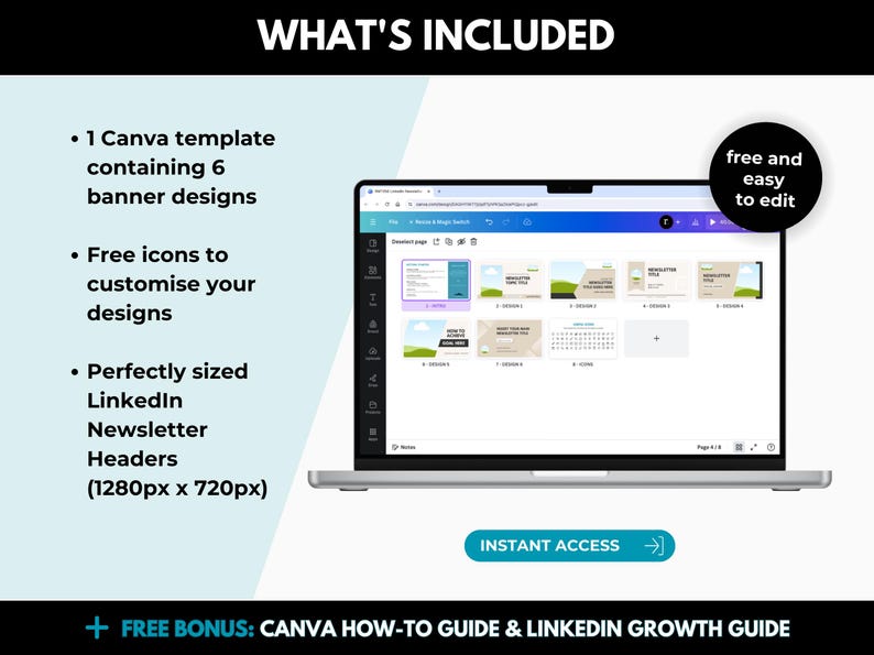 Linkedin Newsletter Banner Template, Cover Images Editable Canva ...