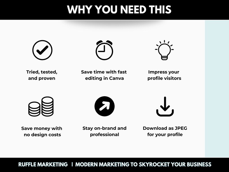 Editable Linkedin Profile Banners Canva Template Bundle, Blue Coaching ...