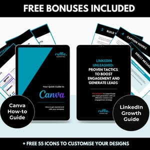 8 Linkedin Infographic Posts Template, Social Media Infographics ...