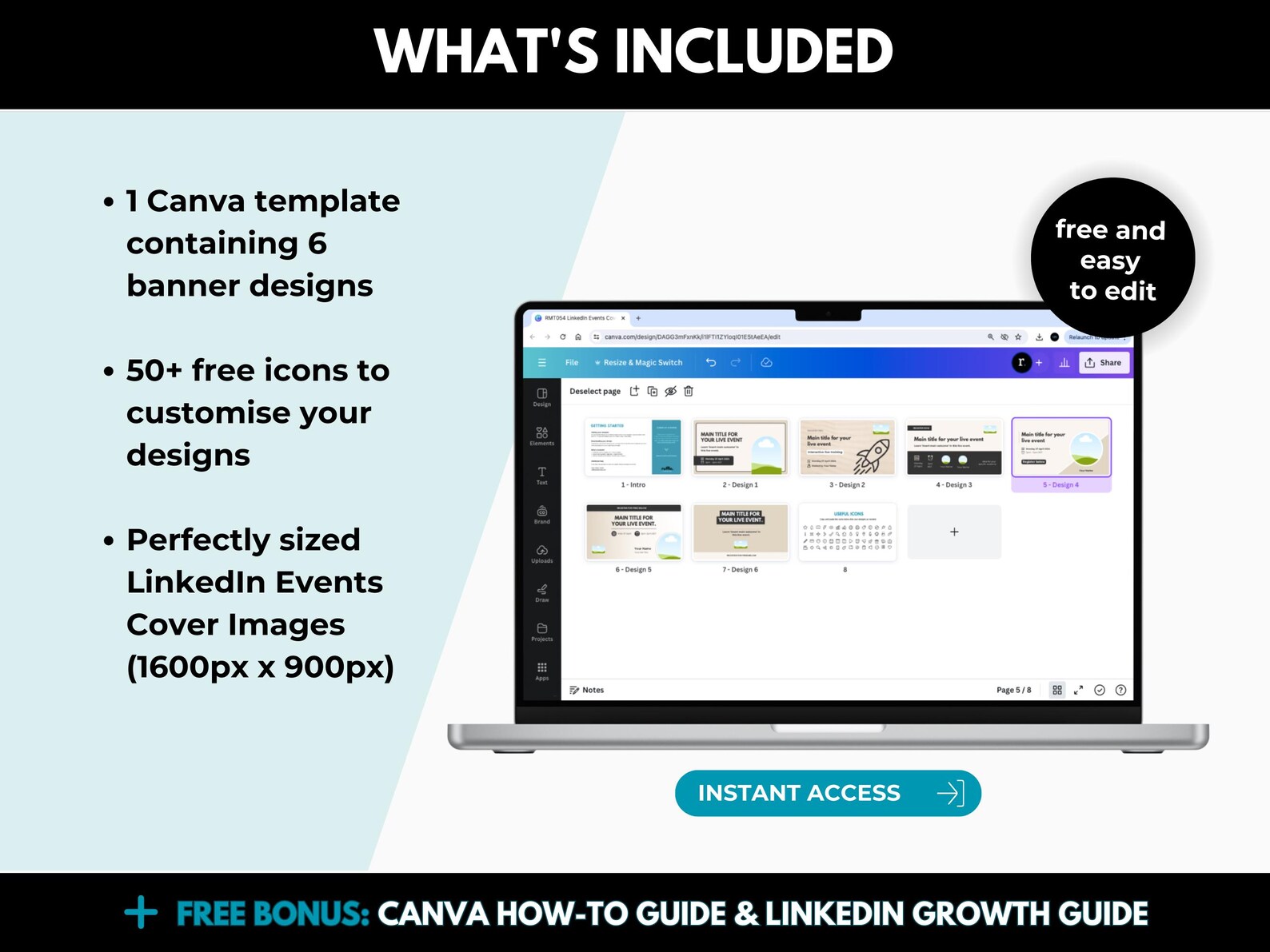 6 Editable Linkedin Event Banners, Neutral Linkedin Live Event Cover ...
